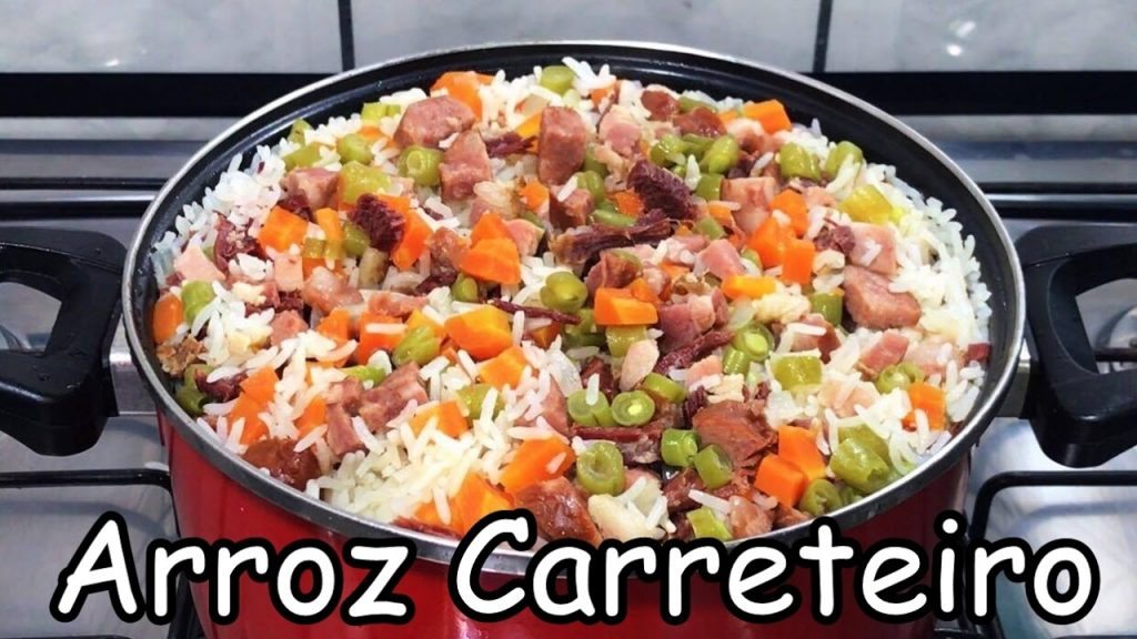 RECEITAS DE ARROZ CARRETEIRO COMPLETO COMO FAZER